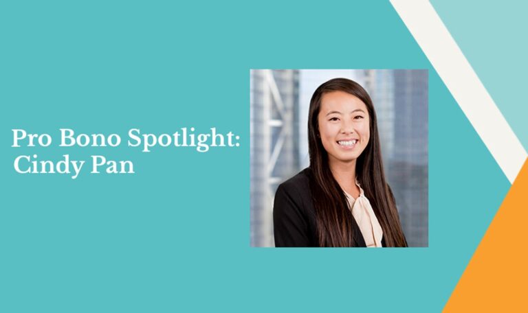Pro Bono Spotlight: Cindy Pan - VOLS - Volunteers of Legal Service